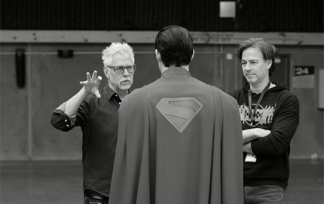 James Gunn Unveils Behind-the-Scenes Glimpses of 'Superman,' Soaring ...